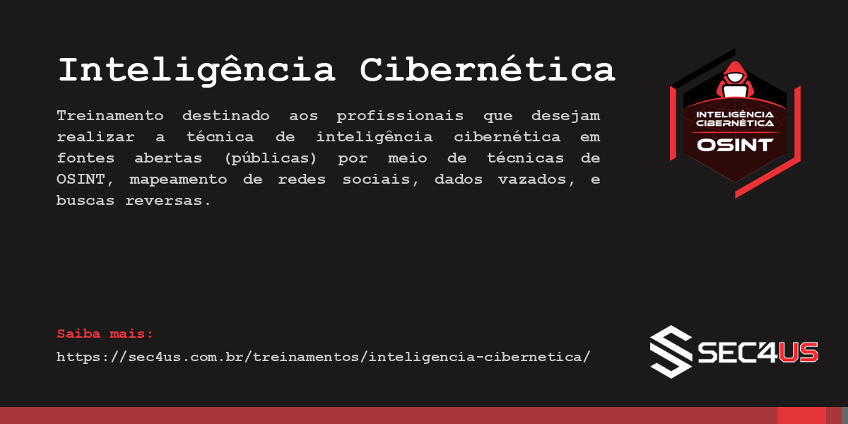 Inteligência Cibernética - Sec4US